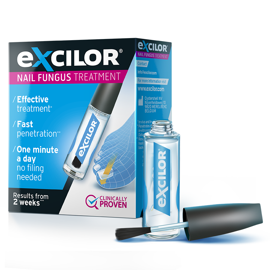 Excilor Solution with Brush for Nail Fungus Treatment 30g – Better ...
